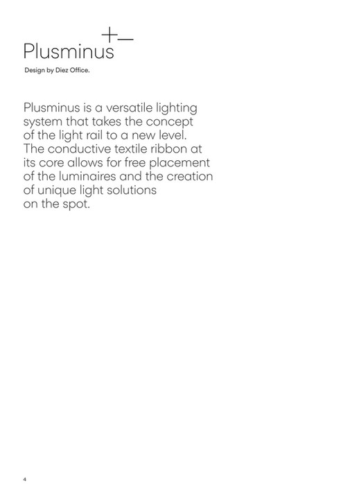 Vibia Lighting - Technical_Catalogue_Plusminus_EN - Page 4-5