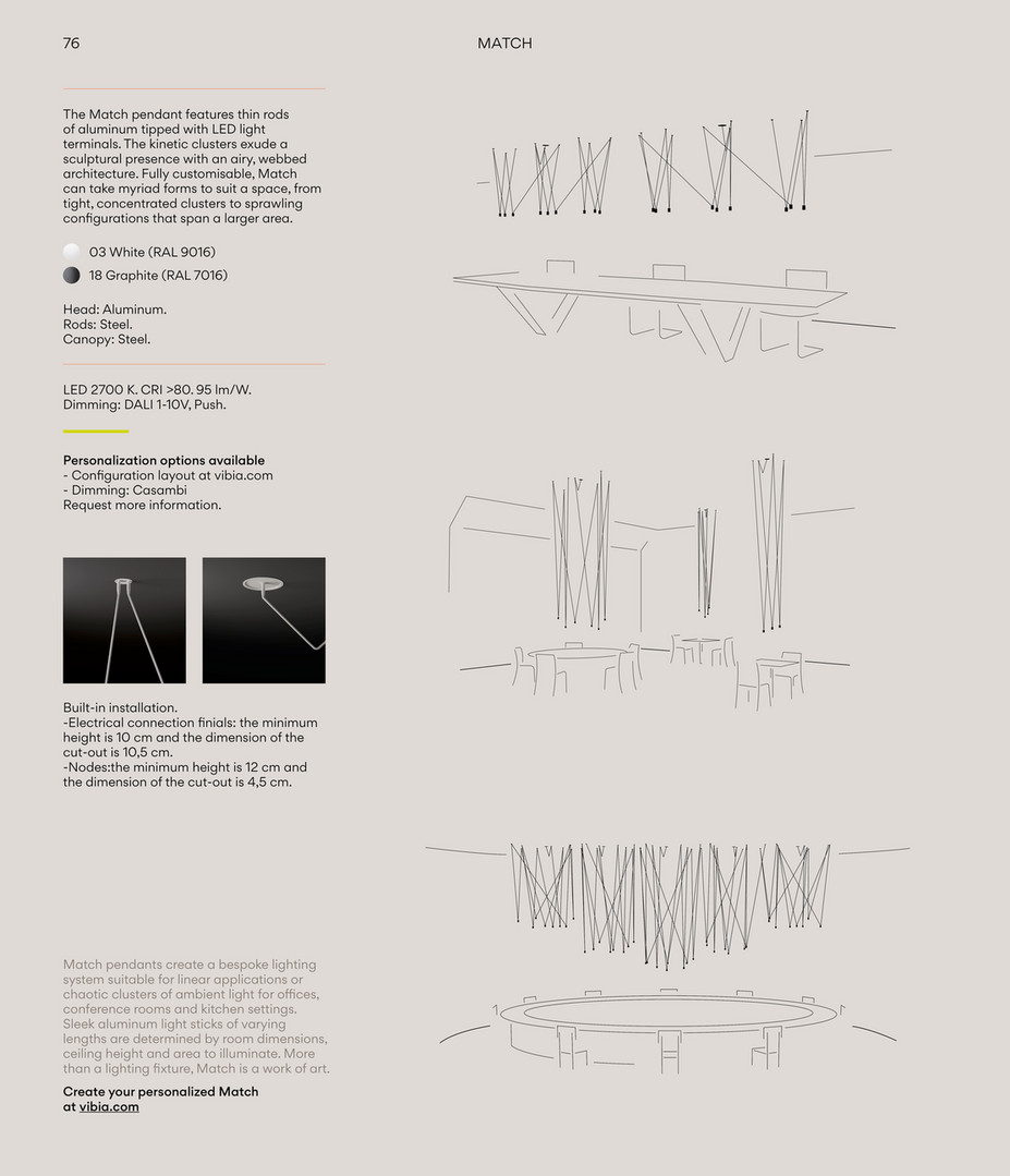 Vibia Lighting Match 18 | Shelly Lighting